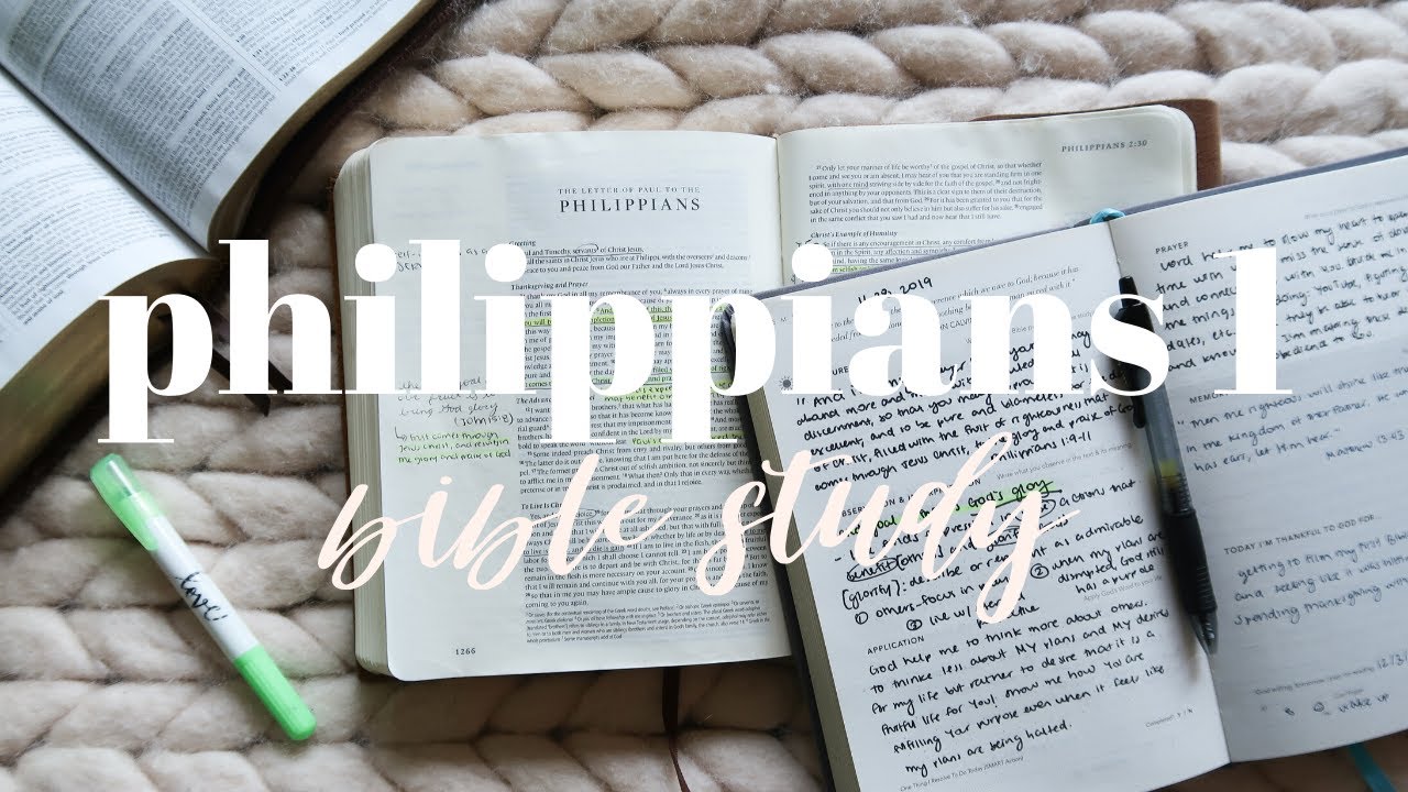 BIBLE STUDY WITH ME | Philippians 1 - YouTube