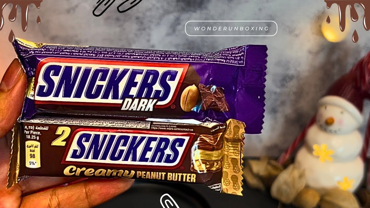 Snickers Dark & Creamy Peanut Butter - The Ultimate Satisfying | ASMR ...