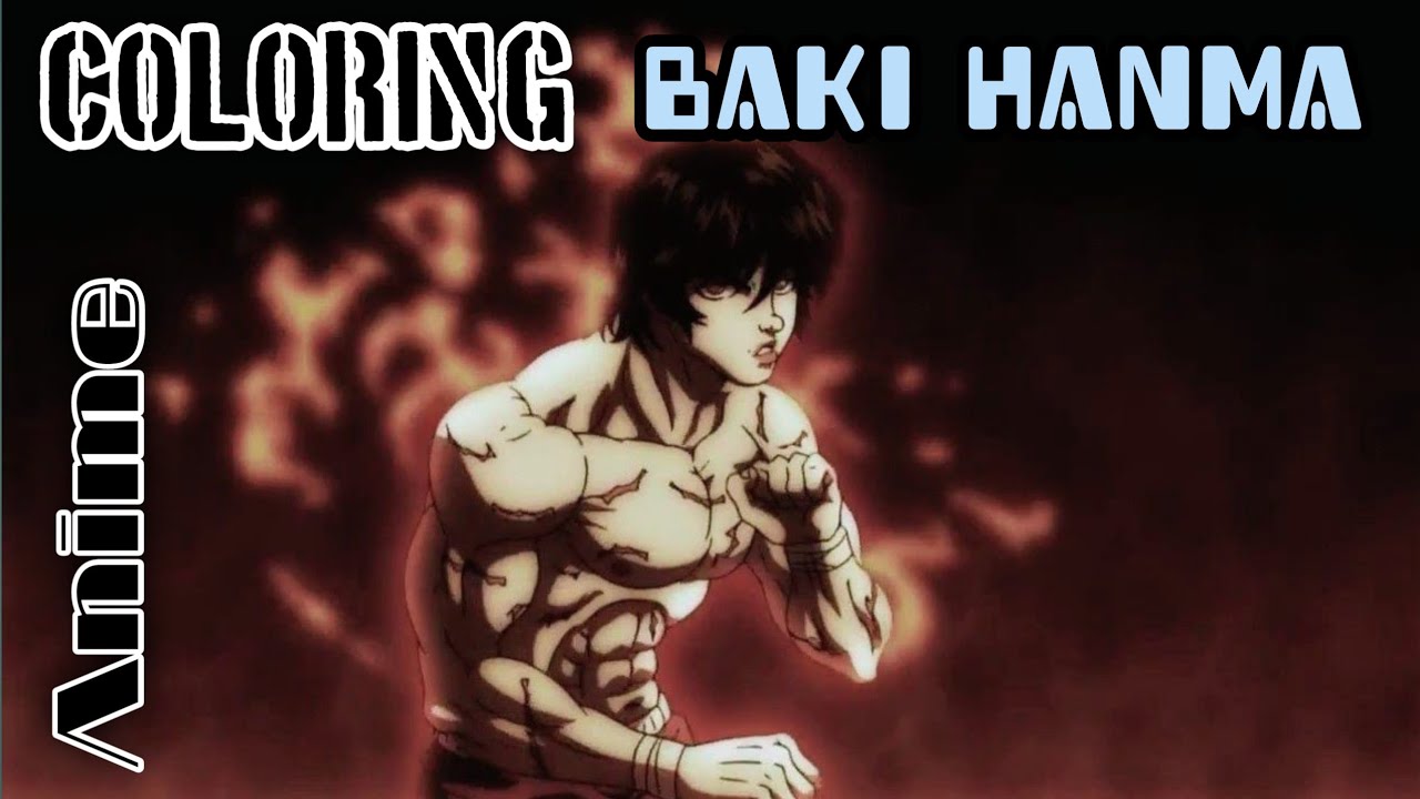 How to Color a Picture of Baki Hanma - YouTube