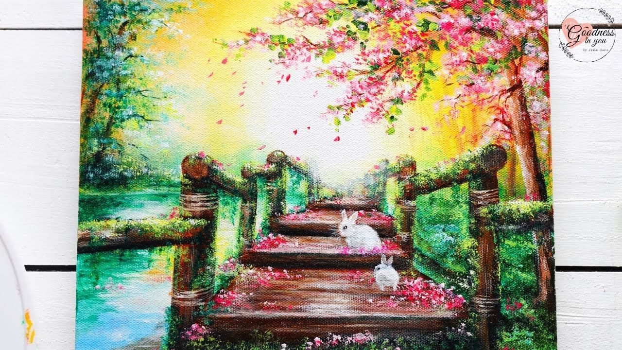 A dreamy lane with Rabbits🌸+ Patreon Update🎨 - YouTube