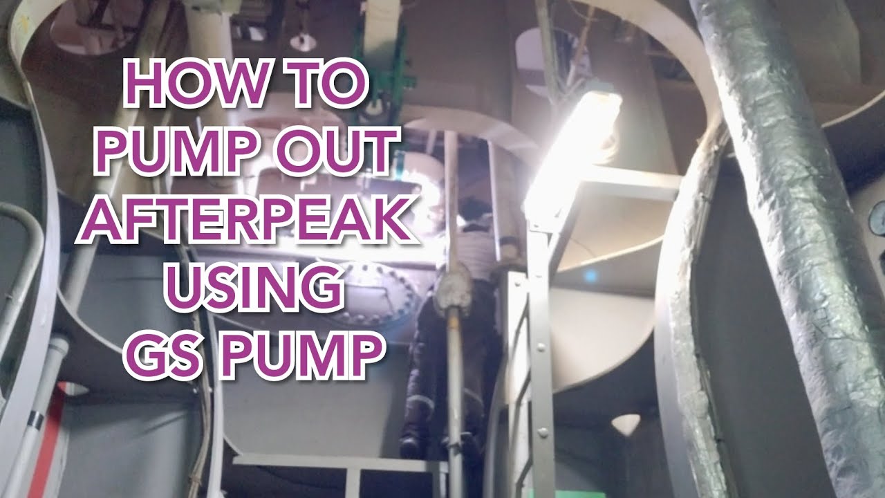 HOW TO PUMP OUT AFTER PEAK USING FIRE GS PUMP - YouTube