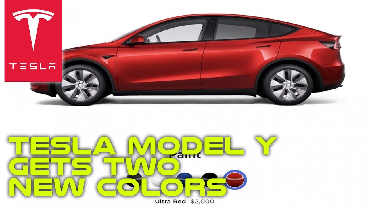Tesla Model Y Gets Two New Colors - YouTube