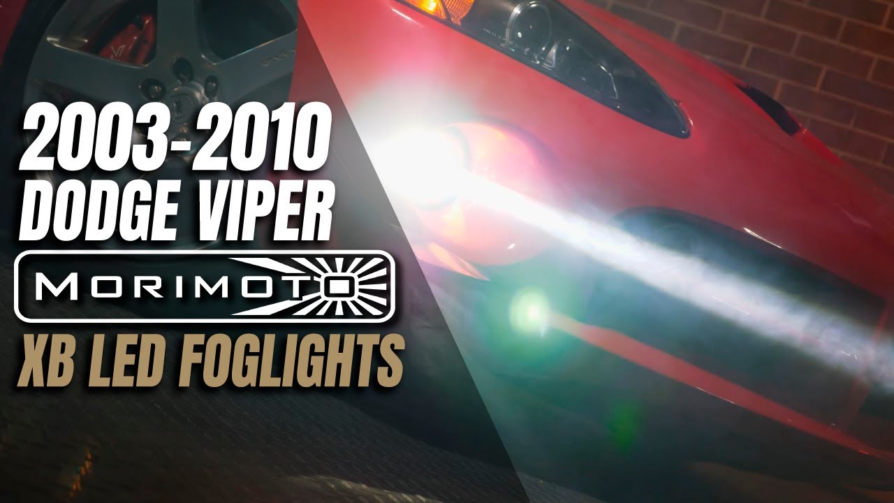 2003-2010 Dodge Viper XB LED Fog Lights by Morimoto - YouTube