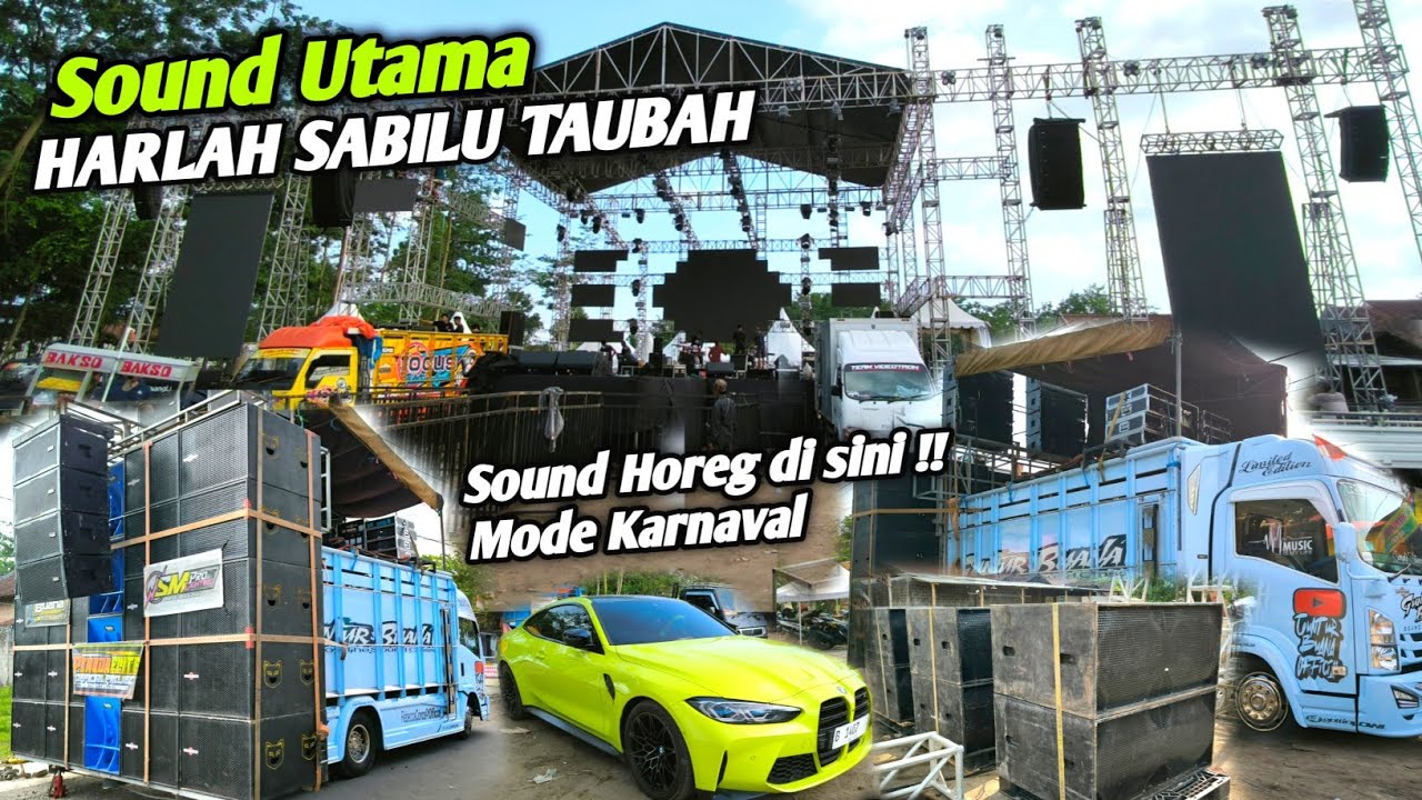 Sound Utama spek Konser,,Sound Horeg Brewog dkk nya ada Di mana?? Loading Harlah Sabilu Taubah ...