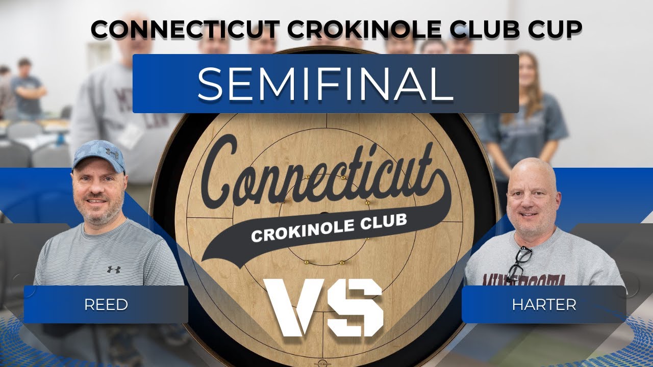Connecticut Crokinole Club Cup Semifinals Harter V Reed - YouTube