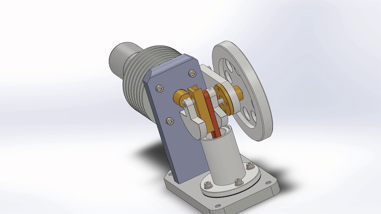 Horizontal Stirling Engine Assembly - YouTube