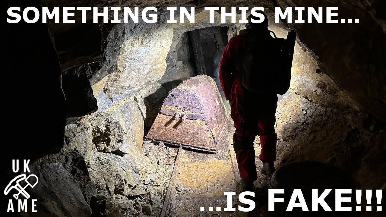 There Is Something FAKE About This Mine : Hanging Flat Mine, Derbyshire ...