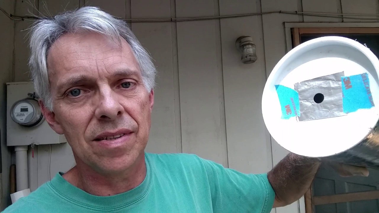 Pinhole Camera for the solar eclipse - YouTube