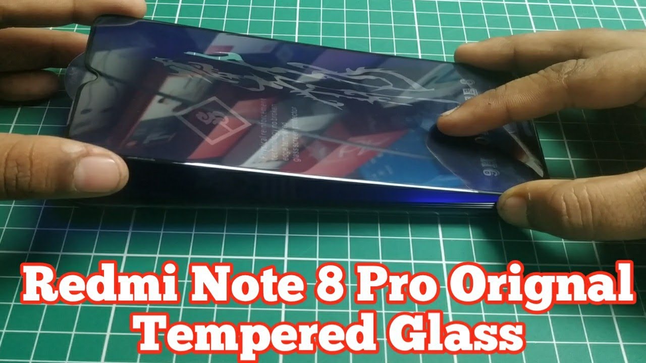 Redmi Note 8 Pro Orignal Tempered Glass, Best Premium Tempered Glass ...