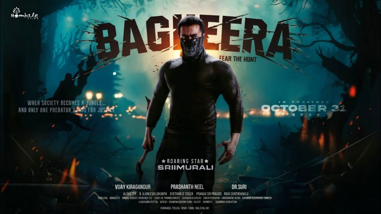 Bagheera - Hindi Trailer | Srii Murali | Dr.Suri | Prasanth Neel ...