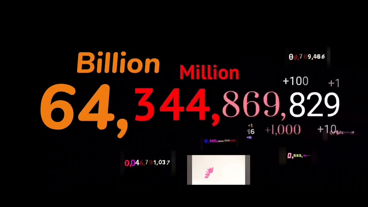 Numbers 0 to 1 Trillion (3/100) Centillion - YouTube