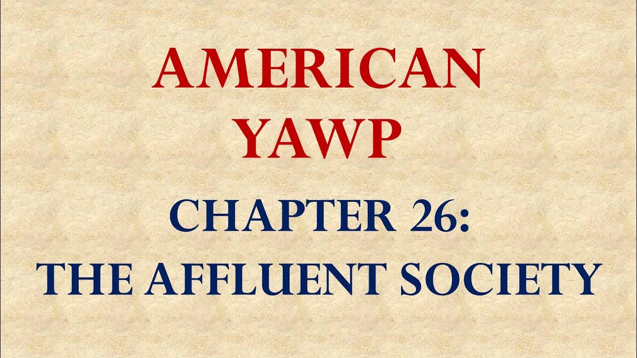 American Yawp Chapter 26 - YouTube