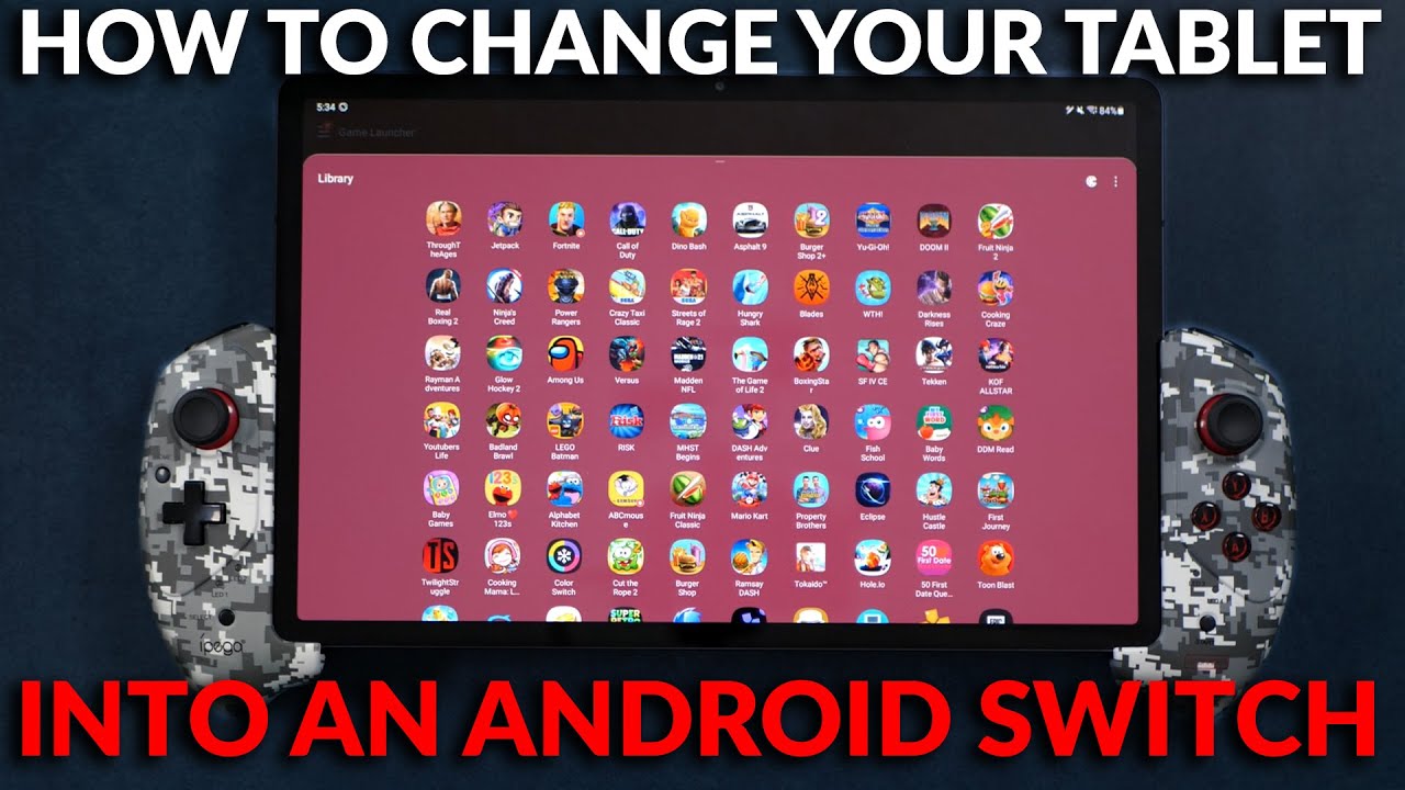 Turn Your Android Tablet Into An Android Switch - iPega 9083B ...
