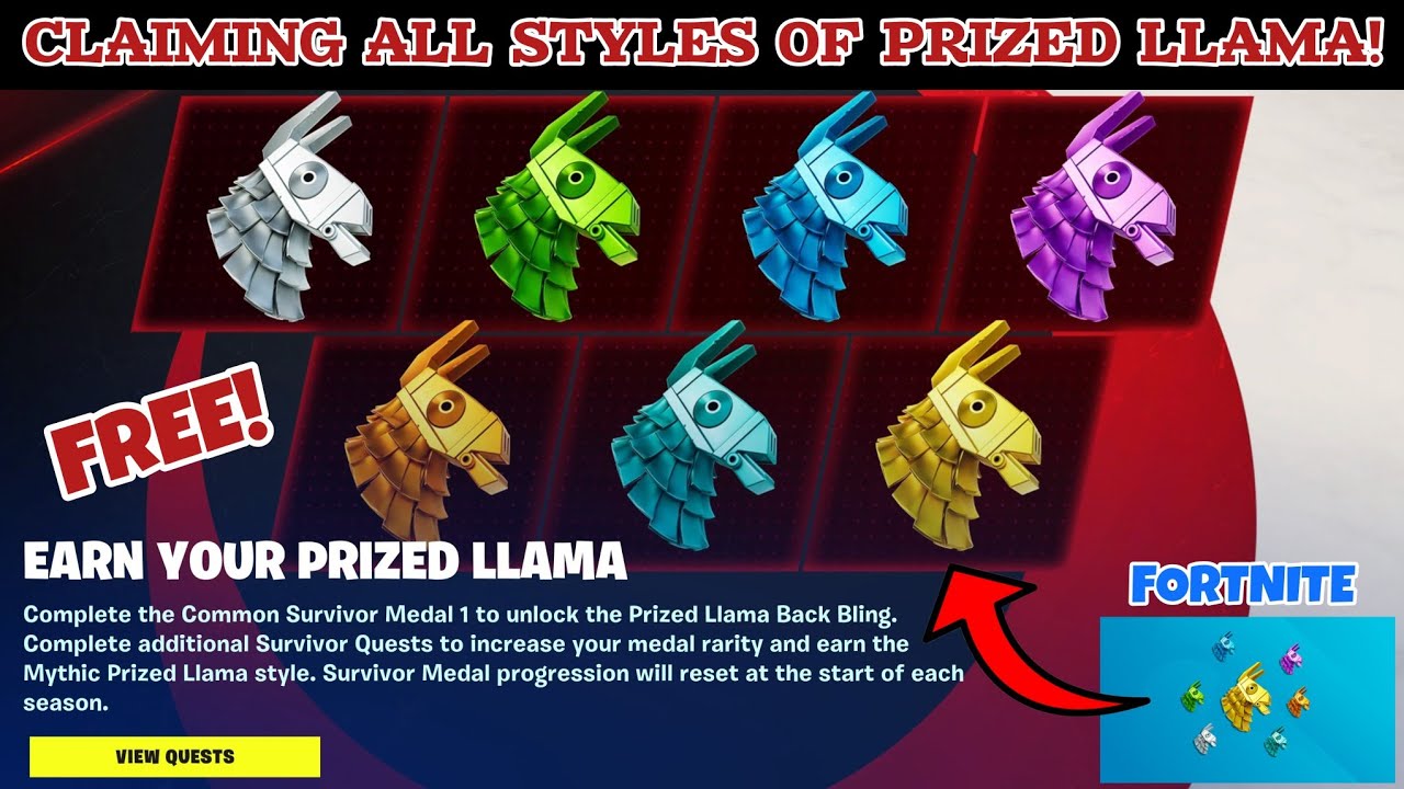 Claiming All Styles of FREE Prized Llama!💯👀 - YouTube