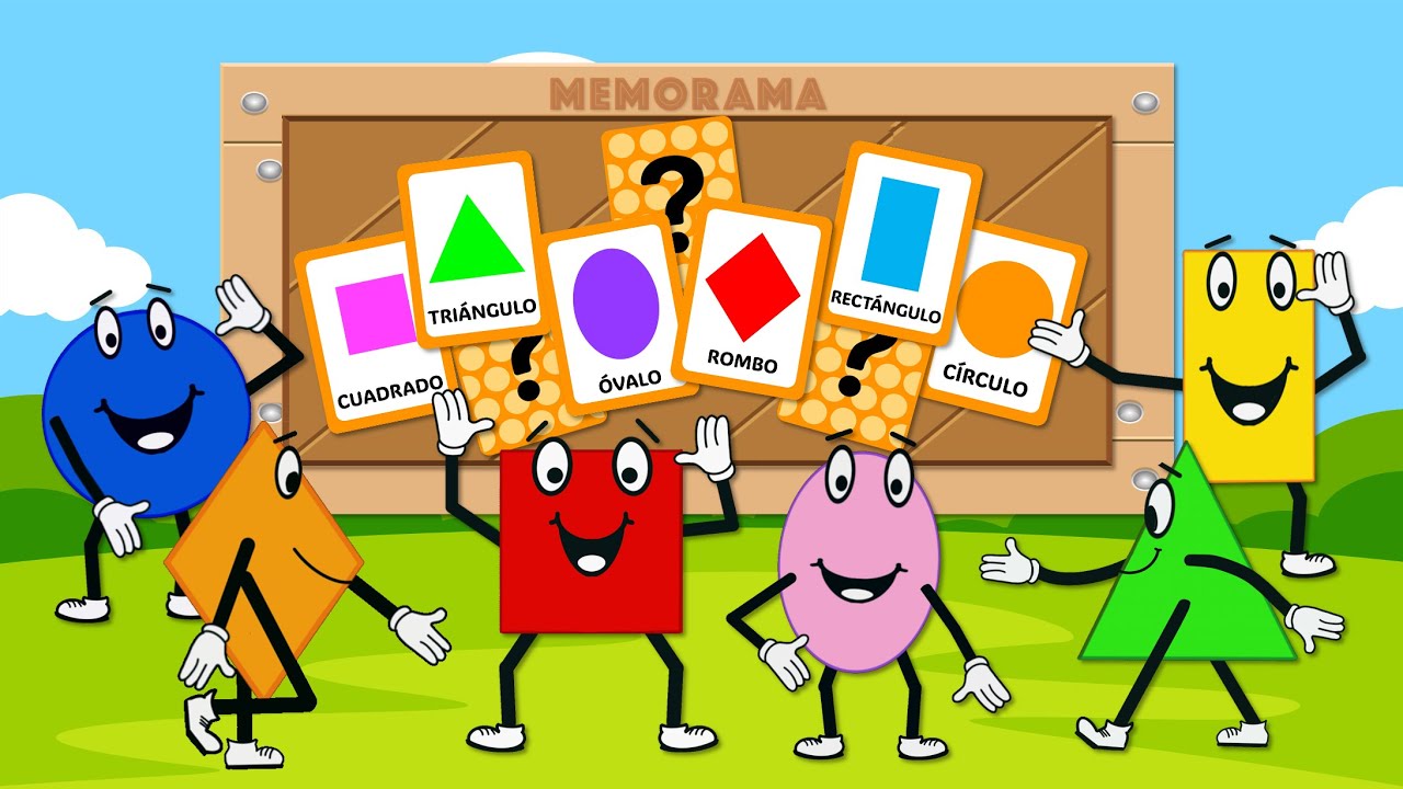 FIGURAS GEOMÉTRICAS 🌀 JUEGA MEMORAMA/APRENDE A IDENTIFICARLAS / VIDEOS ...