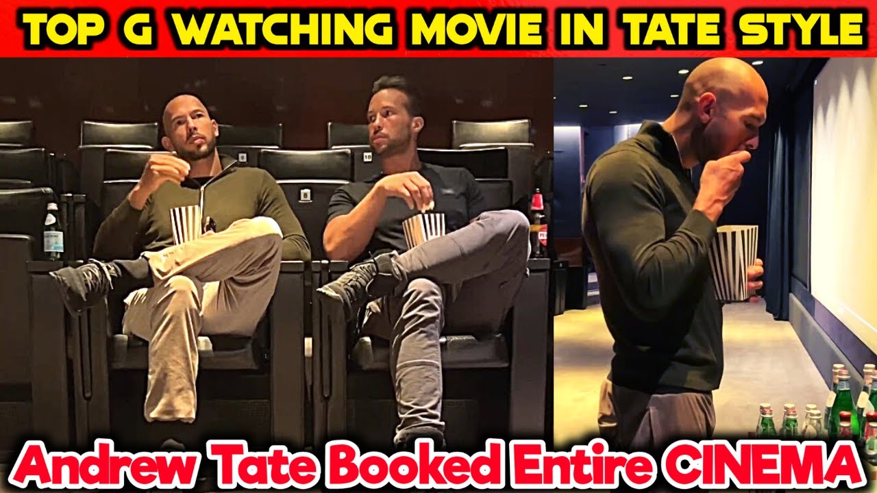 Andrew Tate Booked Entire Cinema To Watch a MOVIE - YouTube