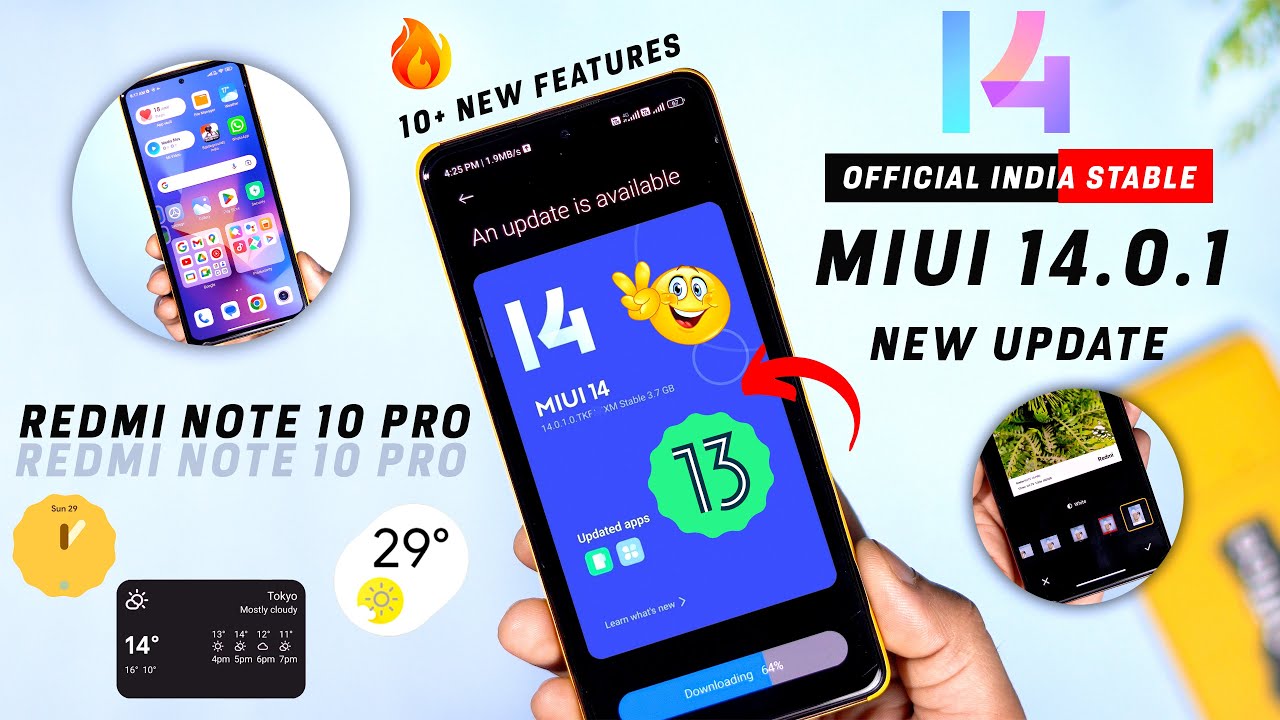 Finally Redmi Note 10 Pro Indian MIUI 14.0.1 Official Stable OTA Full ...
