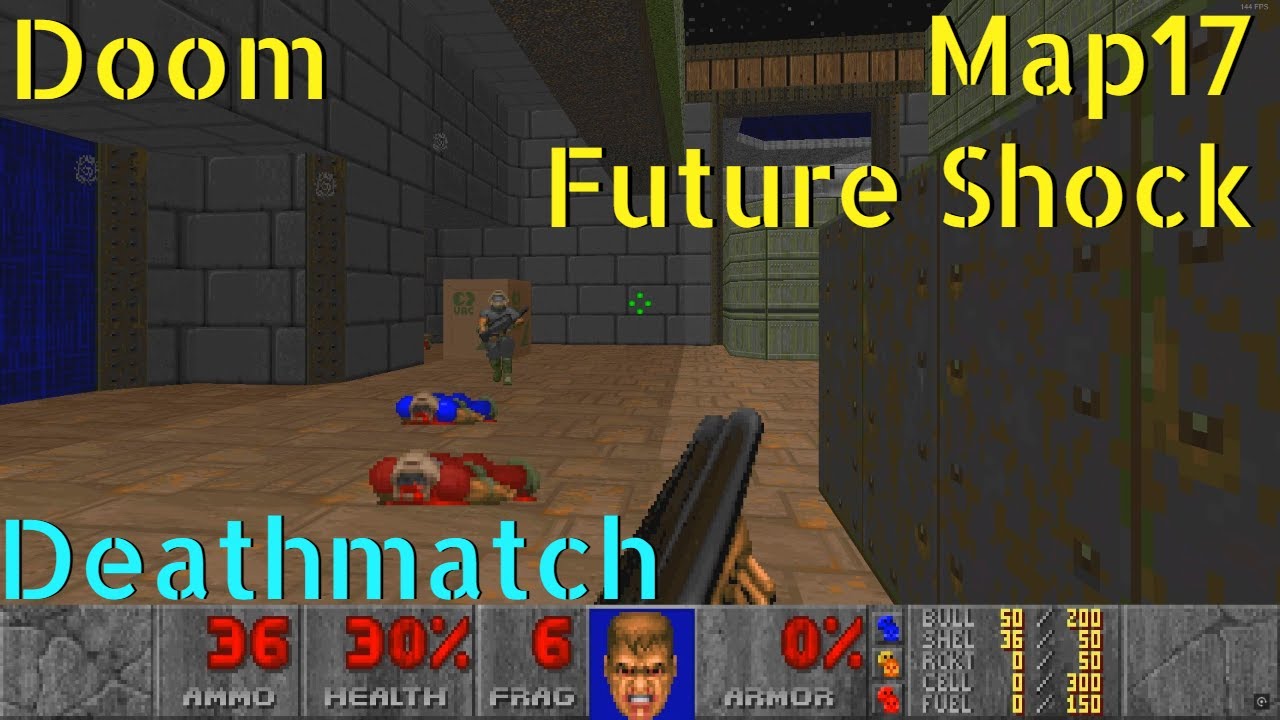Doom (1993) Map17 Future Shock Online Deathmatch - August 2024 - YouTube