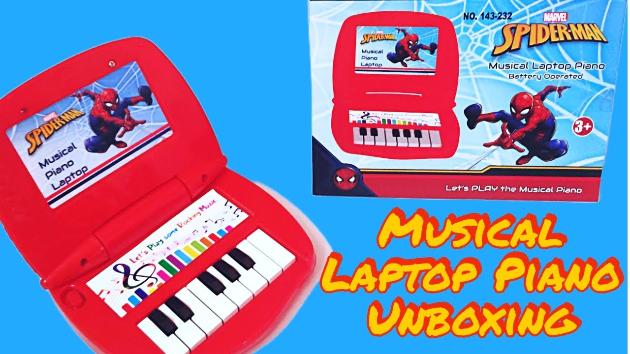Musical Laptop Piano Unboxing | Play With Toys - YouTube