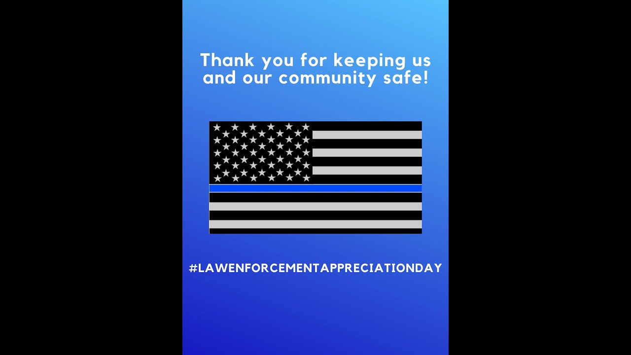 Celebrating Police Appreciation Day 2020! - YouTube