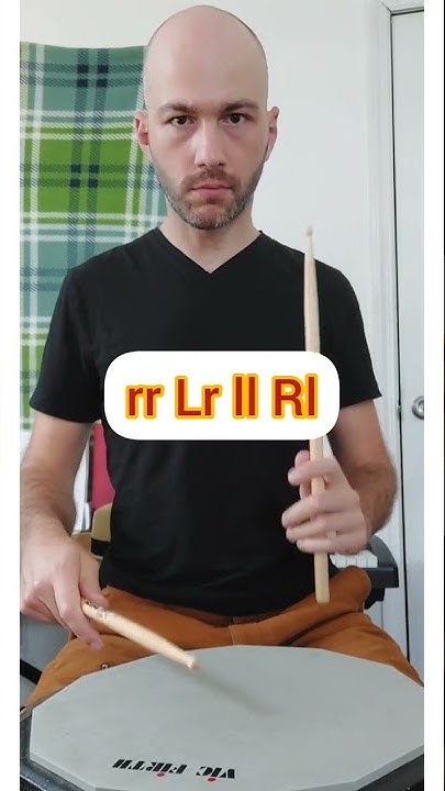 Drum Rudiments! Inverted Paradiddle! - YouTube