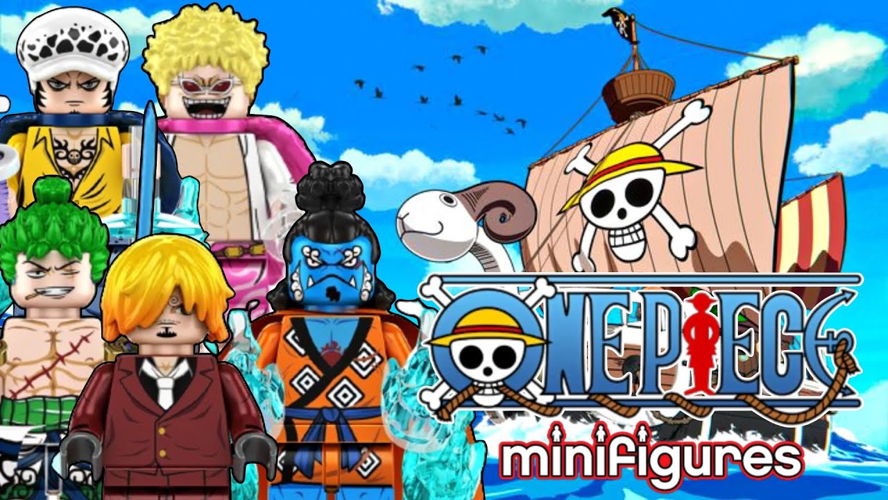 LEGO ONE PIECE MINIFIGURE | TP1007 | JINBEI ZORO SANJI LAW | LEGO ...