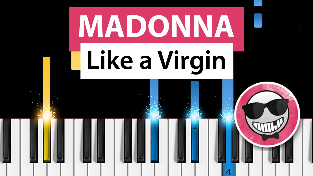 Madonna - Like a Virgin - Piano Tutorial - How to play - YouTube