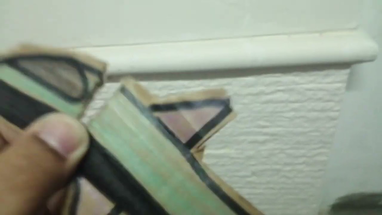 cardboard aeroplane crash ️ - YouTube