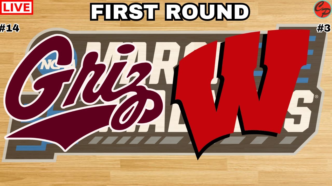 #14 MONTANA vs #3 WISCONSIN NCAA MARCH MADNESS FIRST ROUND LIVE GAME ...
