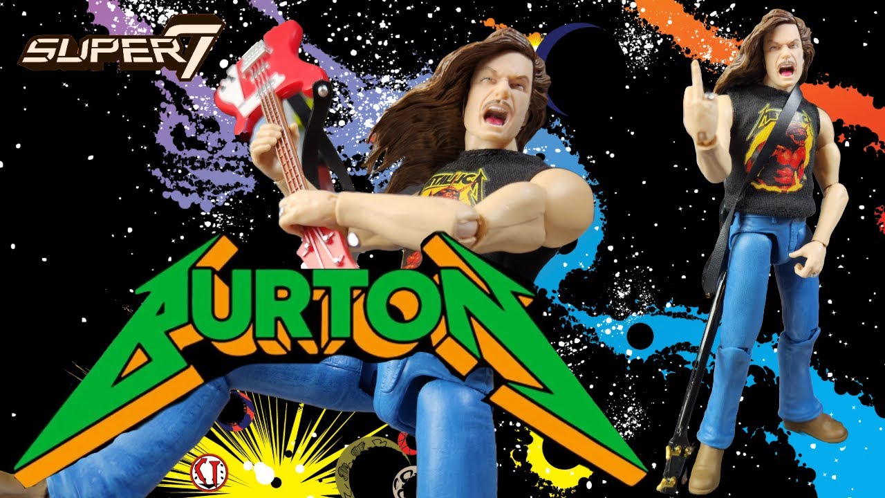 Super 7 Ultimates! Cliff Burton Superhero Poster Review - YouTube