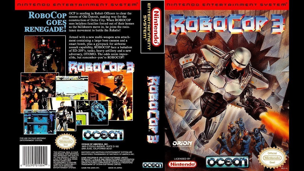 Ретро день Robocop 3 [nes, dendy, famicom] - YouTube