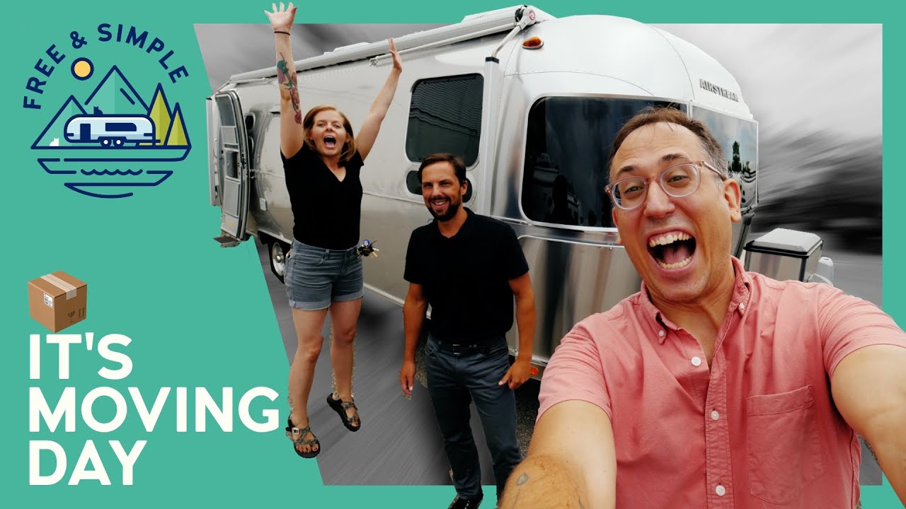 📦 MOVING INTO OUR AIRSTREAM — with Colonial Airstream & Patrick ...