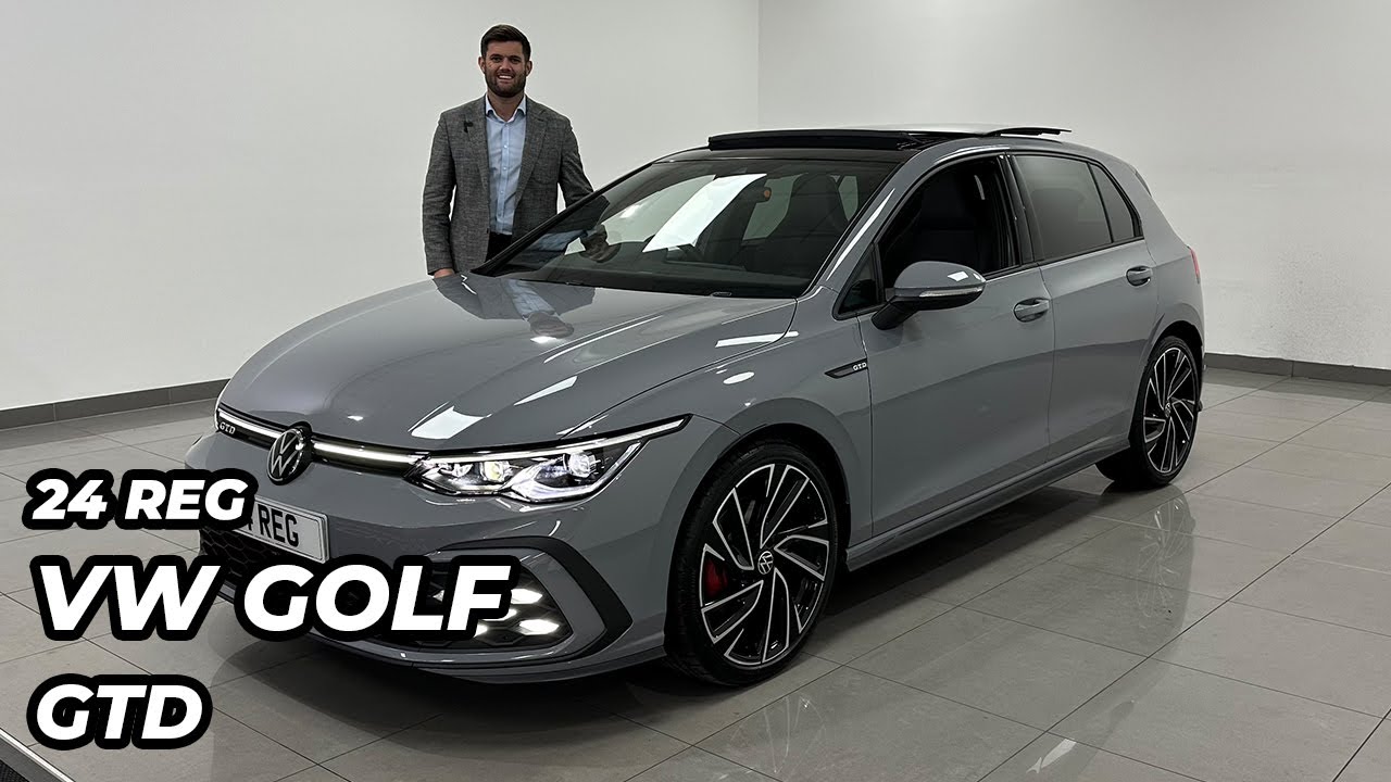 24 Reg Volkswagen Golf 2.0TDI GTD (VAT Q) - YouTube