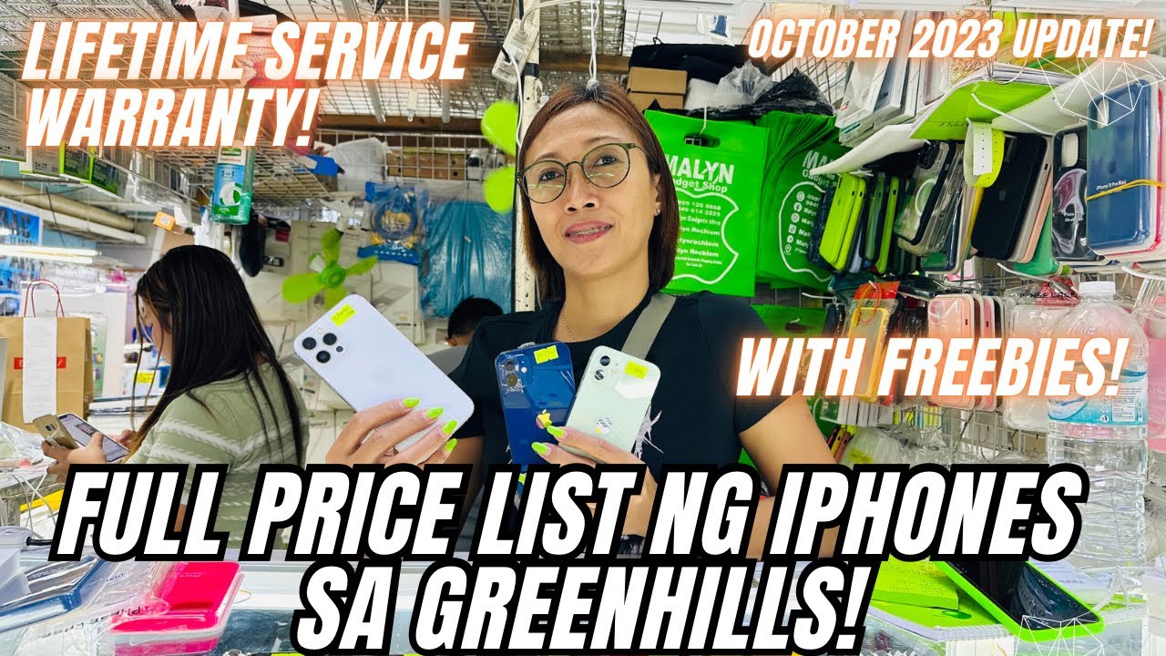 FULL PRICE LIST NG MGA IPHONES SA LEGIT SHOP SA GREENHILLS MAY LIFETIME ...