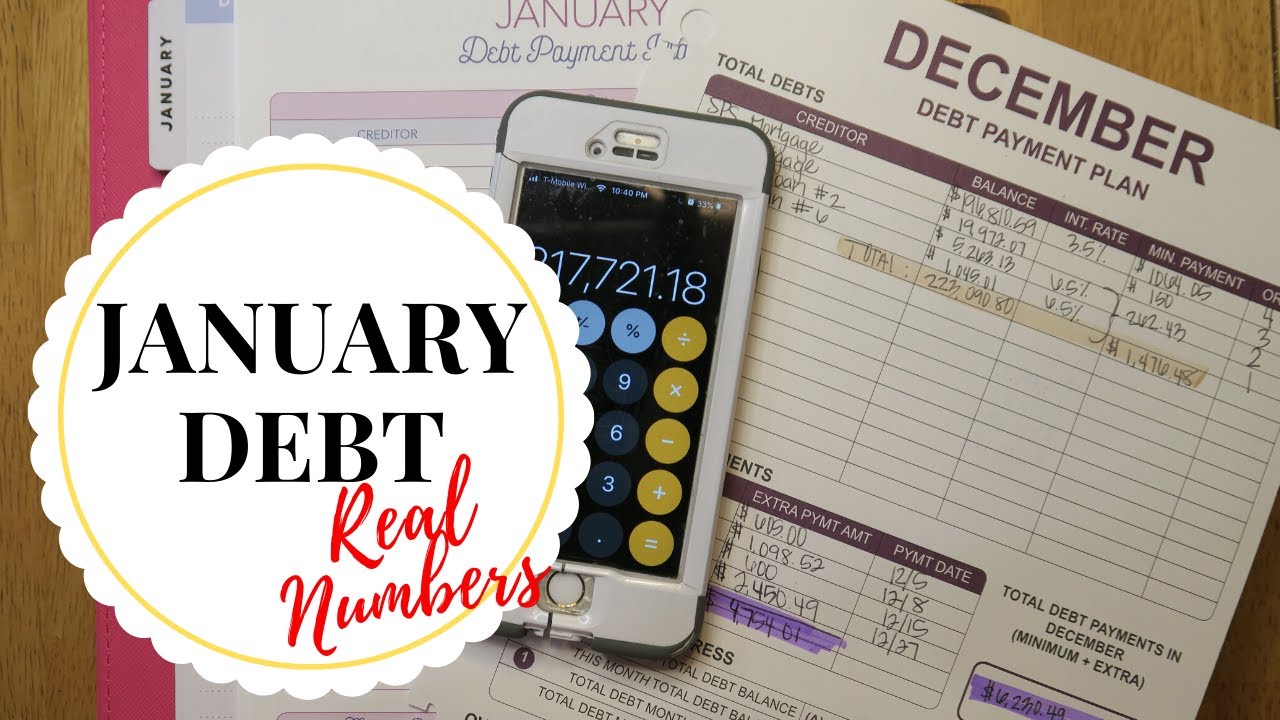 January Debt Numbers | Debt Balance | Real Numbers - YouTube