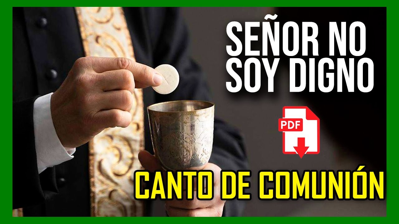 SEÑOR NO SOY DIGNO | Canto de COMUNION | Tiempo Ordinario - YouTube
