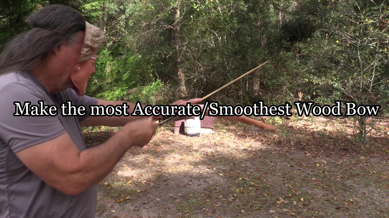 How to make the most Accurate and Smoothest draw Wood Bow - YouTube