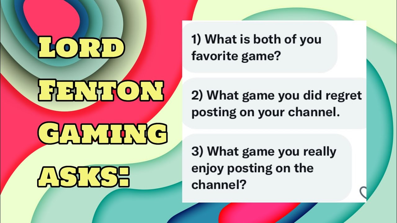 Q&A with questions from Lord Fenton Gaming - Nickelodeon Kart Racers 2 ...