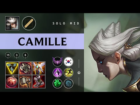 Camille Mid vs Zed - KR Master Patch 25.24