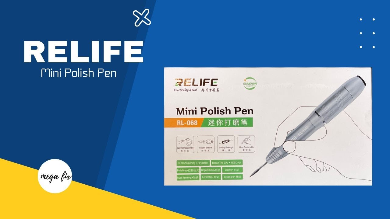 Relife RL-068 Mini Polishing Pen - YouTube