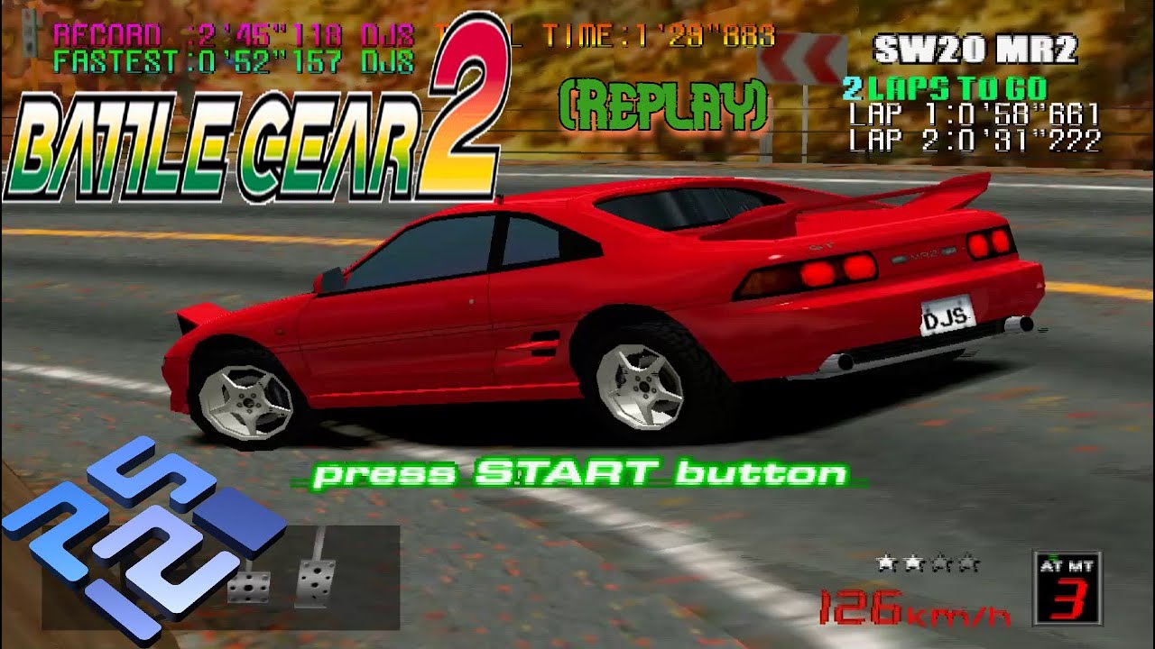 Battle Gear 2: Toyota MR2 SW20 (Color 5) (Intermediate) (Replay) (PCSX2 ...