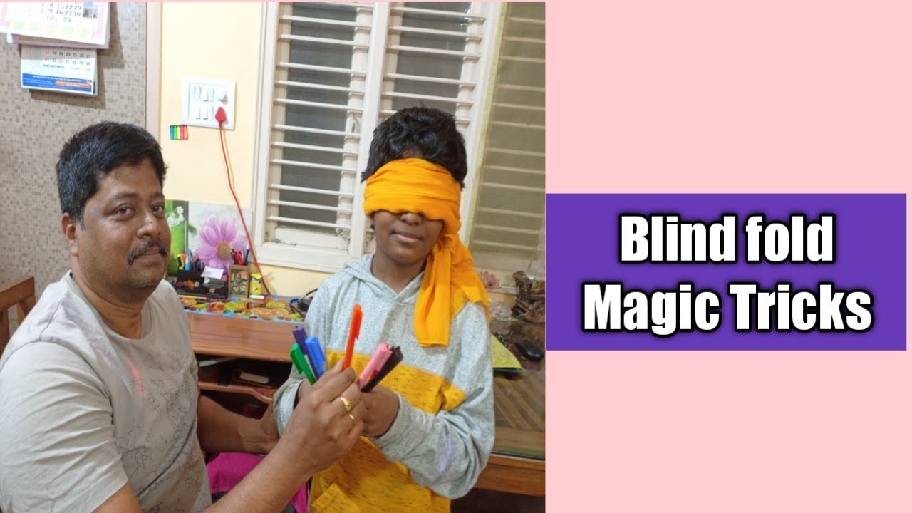 Blind fold Magic Tricks - YouTube