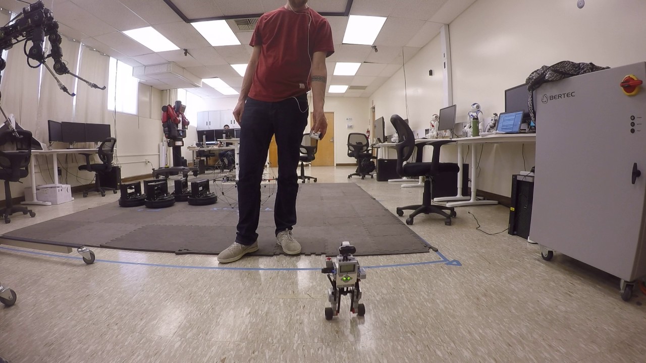 Lego_EV3 Two Wheeled Self-Balancing Robot - YouTube