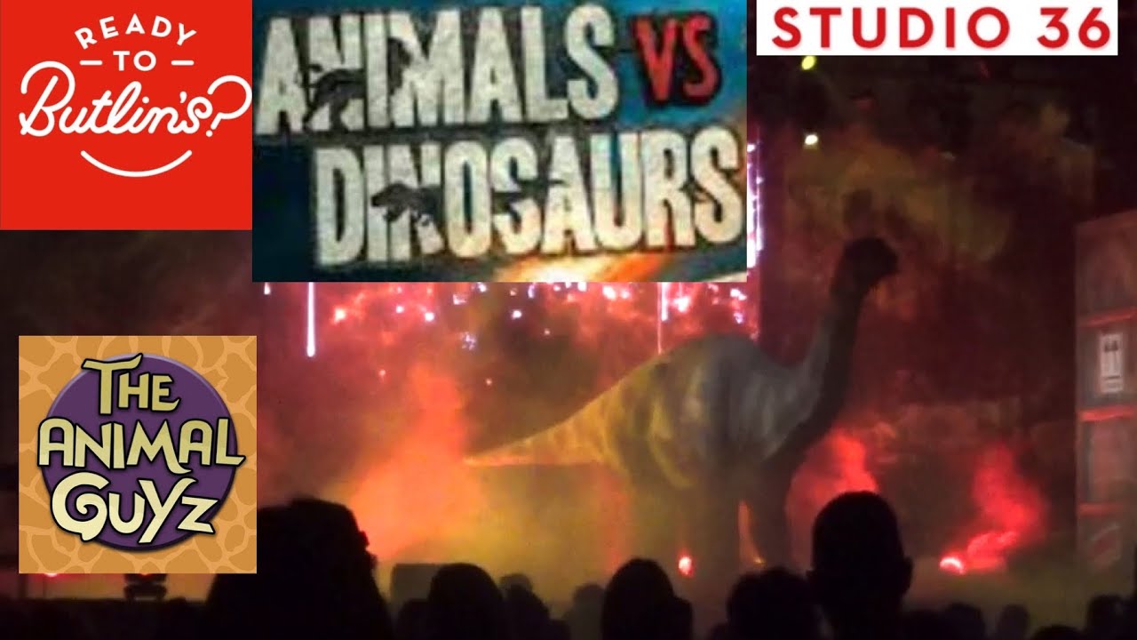 Animals Vs Dinosaurs / Butlins Minehead / Feb 2023 - YouTube