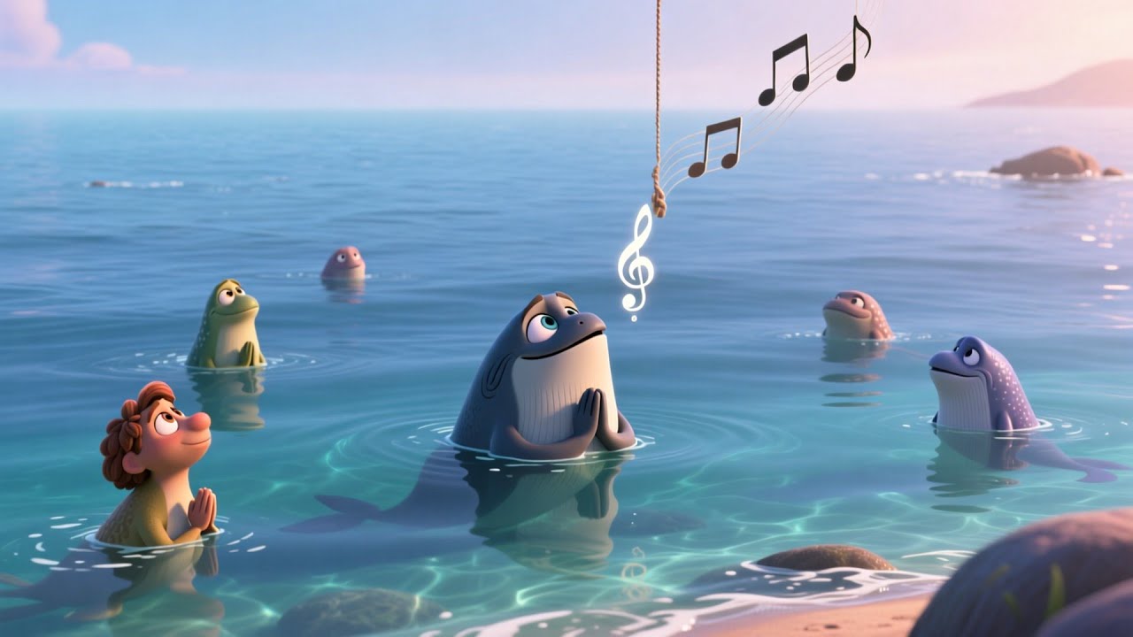 Whale Song in the Ocean 🐋🌊 | Learn Animals & Sounds for Kids | Fun ...