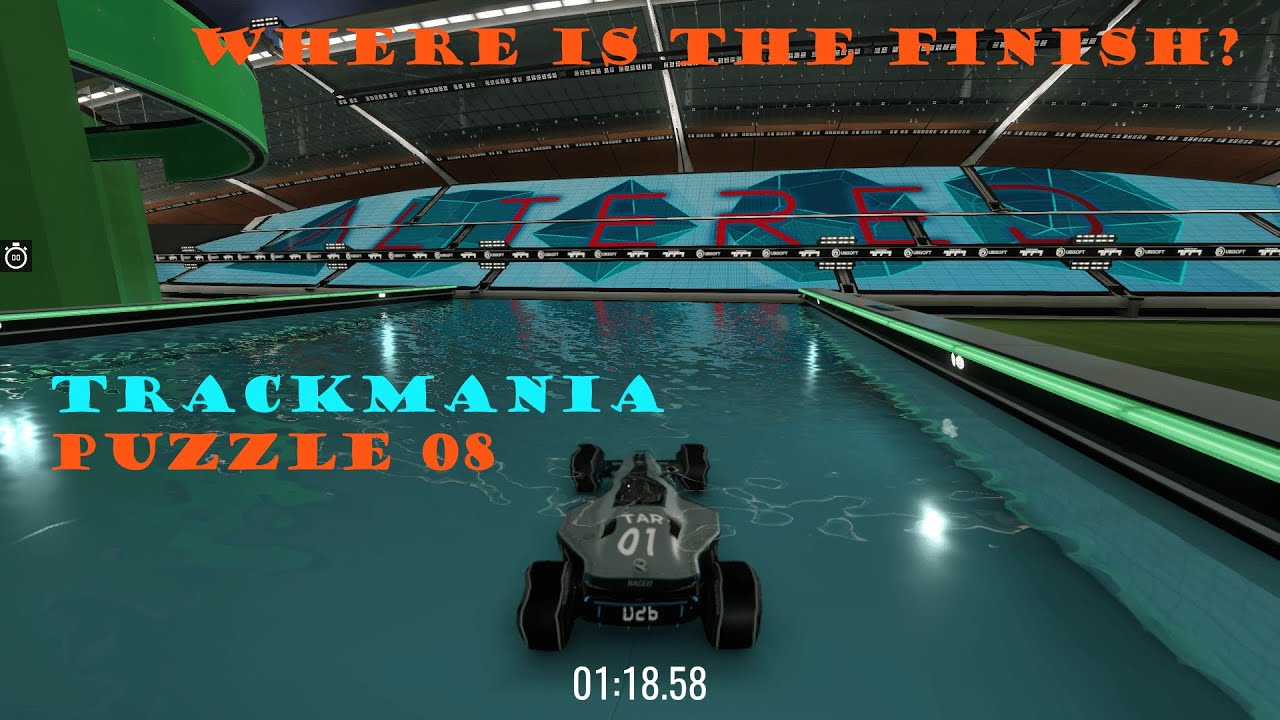 Trackmania Puzzle Solution Fall 08 - YouTube