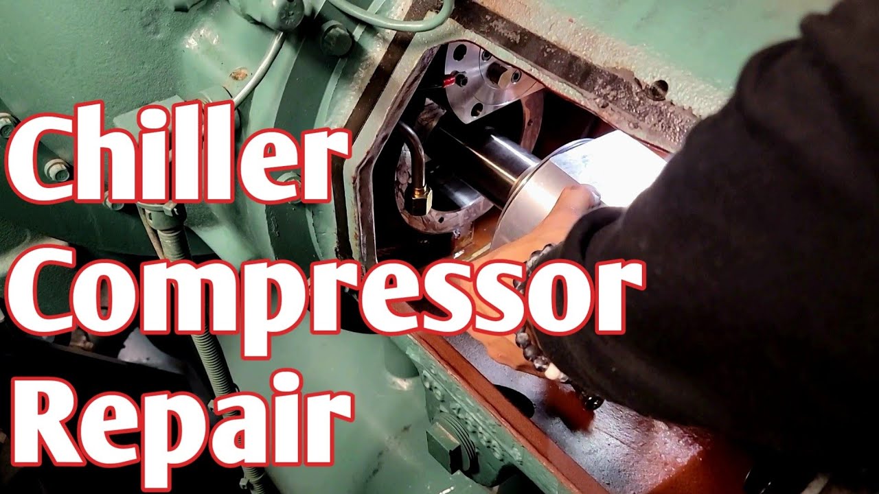 Chiller Shaft Seal Repair on York YK Centrifugal - YouTube
