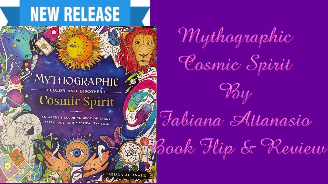 New Adult Coloring Book. Mythographic. Cosmic Spirit. By Fabiana ...