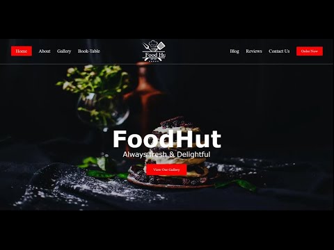How To Create Navigation Bar In Html Css | How To Create A Header In ...