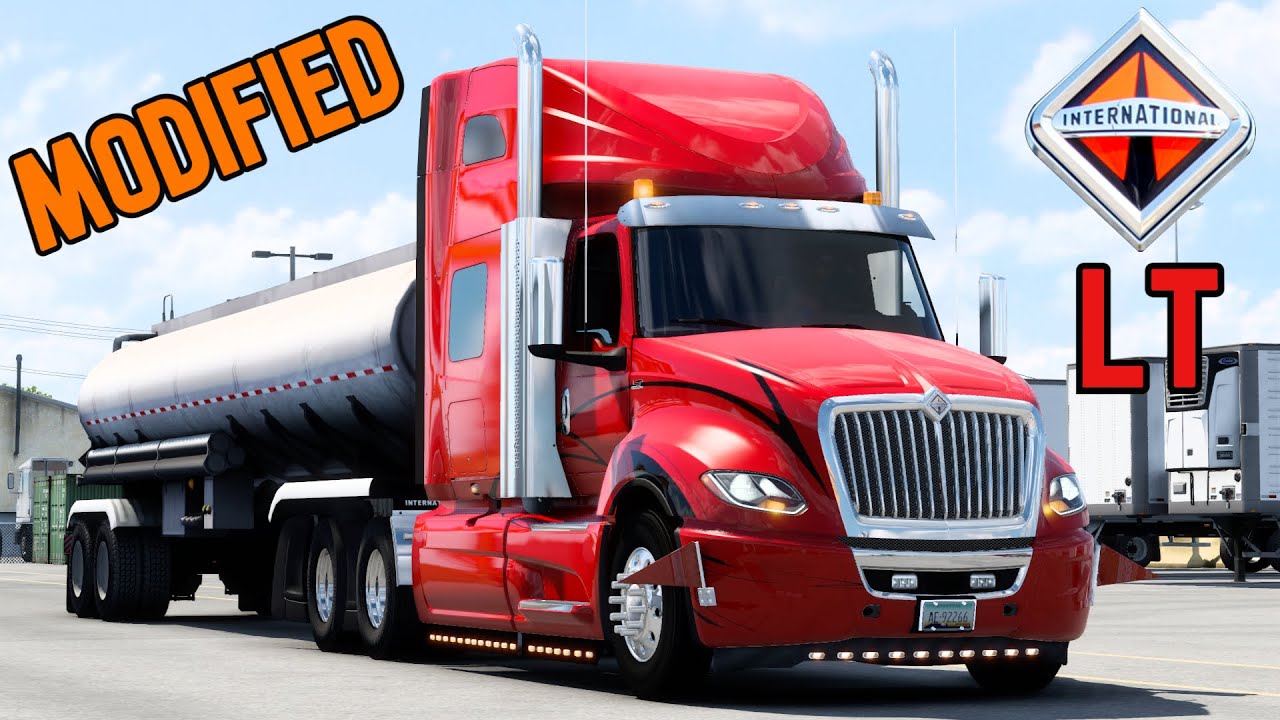 International LT Modified | Tank Trailer American Truck Simulator | ATS ...